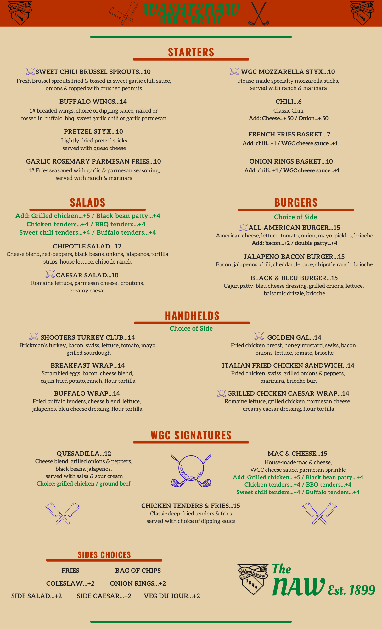 Washtenaw Bar & Grill - Washtenaw Golf Club